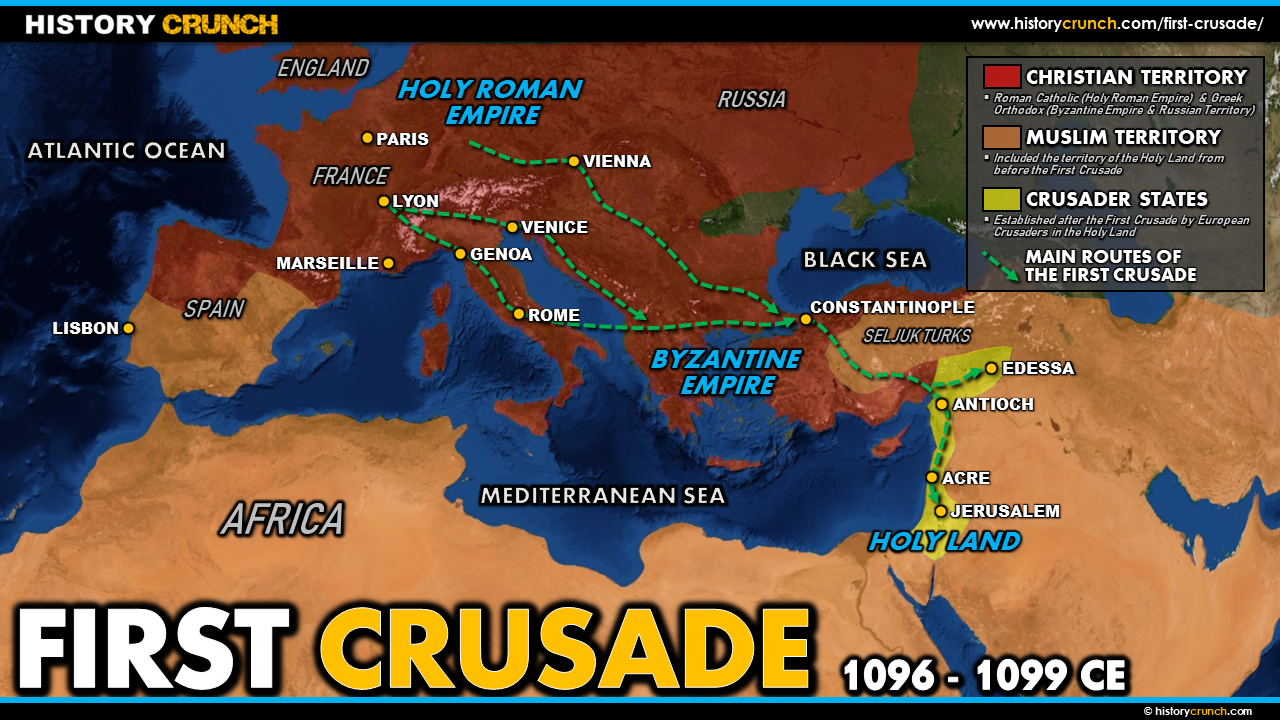 Holy Land in the Crusades: A Detailed Summary - History Crunch
