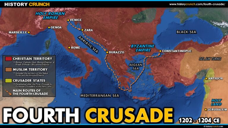 First Crusade Map - History Crunch