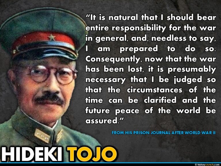 Hideki Tojo: A Detailed Biography - History Crunch